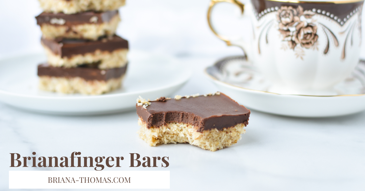 Brianafinger Bars - THM S, low carb