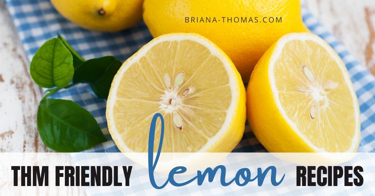 The Best THM Friendly Lemon Recipes - Briana Thomas